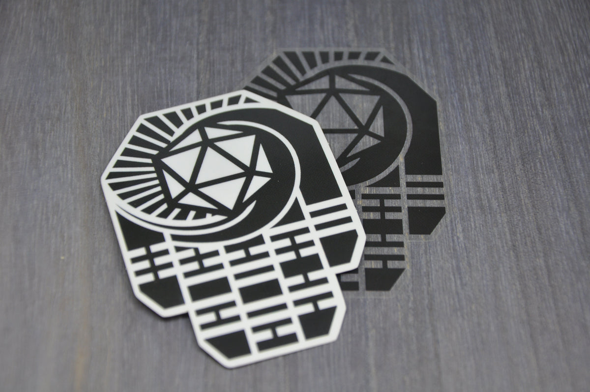 Logo Sticker – Lucky Hand Dice